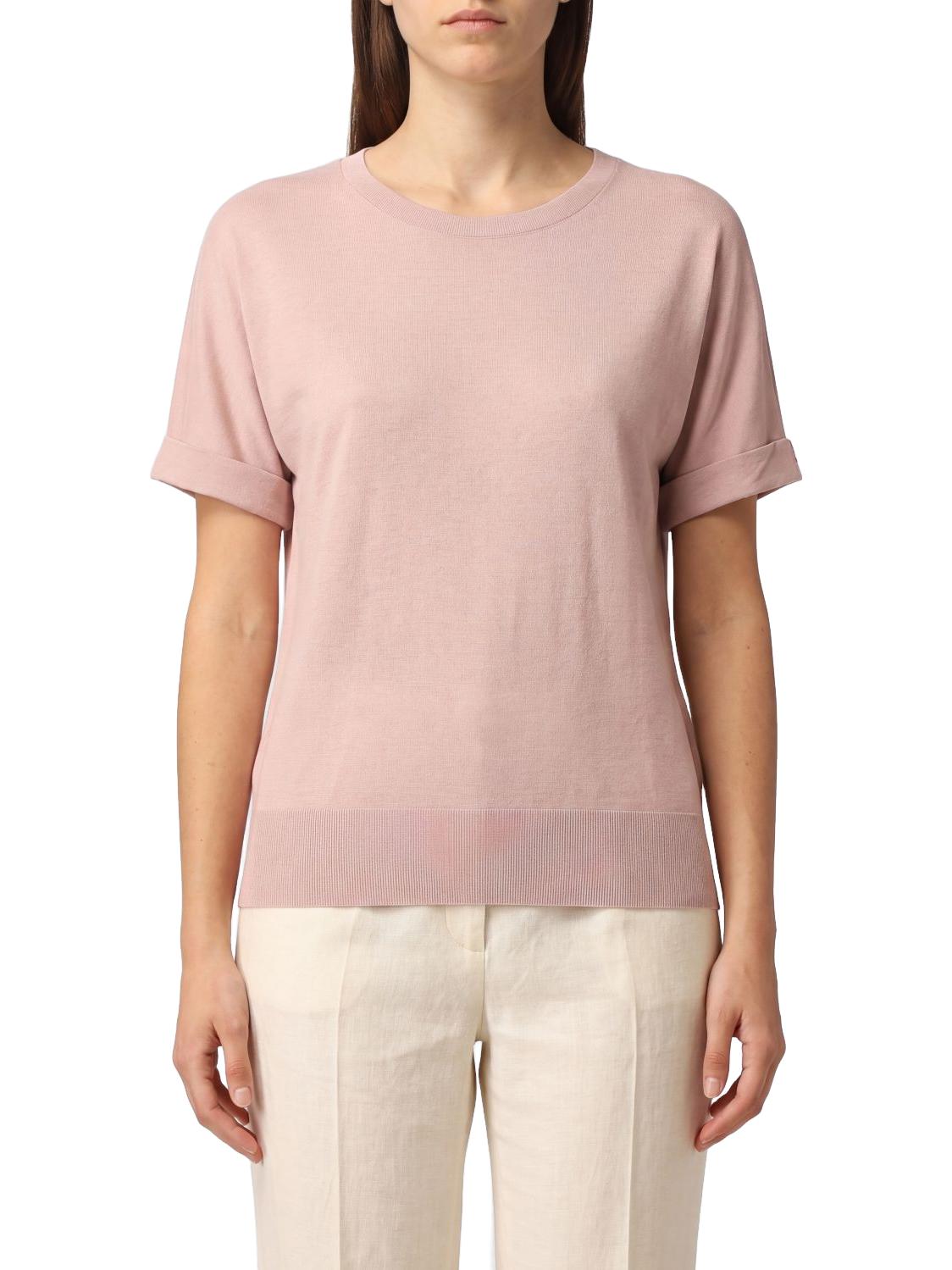 HERNO Herno Short Sleeve Crew Neck T-Shirt in Lyocell